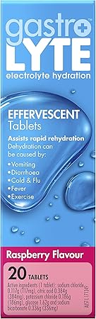 Gastrolyte Electrolyte Hydration Effervescent Tablets - Lemon Flavour ...