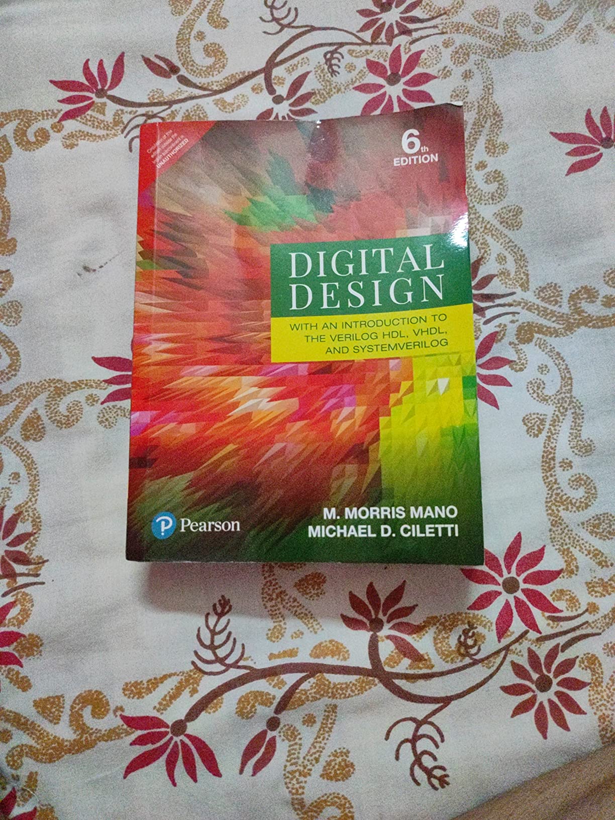 Digital Design With An Introduction To The Verilog Hdl Vhdl And System Verilog 6e M 4352