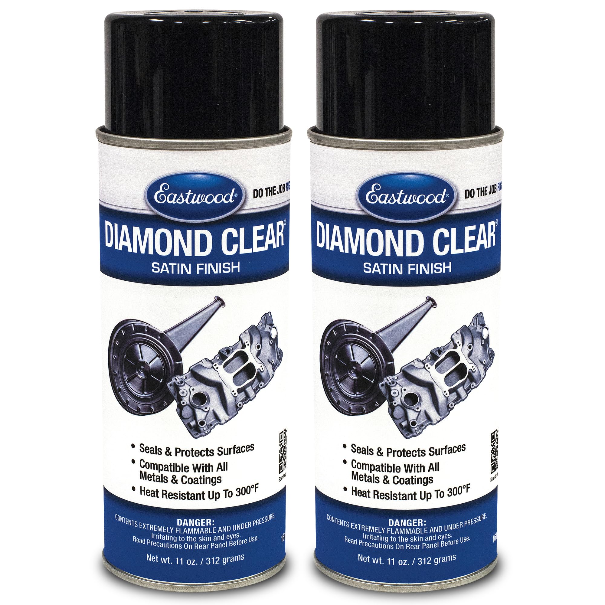 Aerosol Clear Coat For Metal Painted Surfaces Eastwood Diamond Clear ...