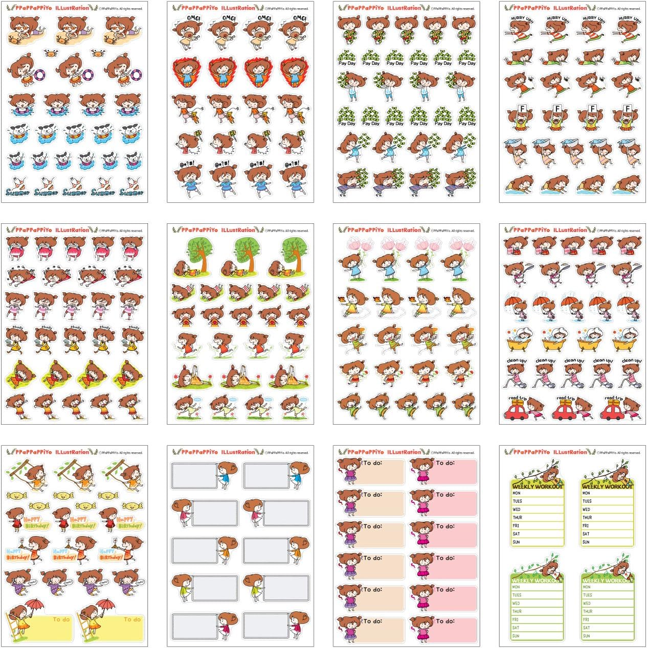 Amazon.com: PPAPPAPPIYO Nuri 01 Accessories, Journals, Calendars ...