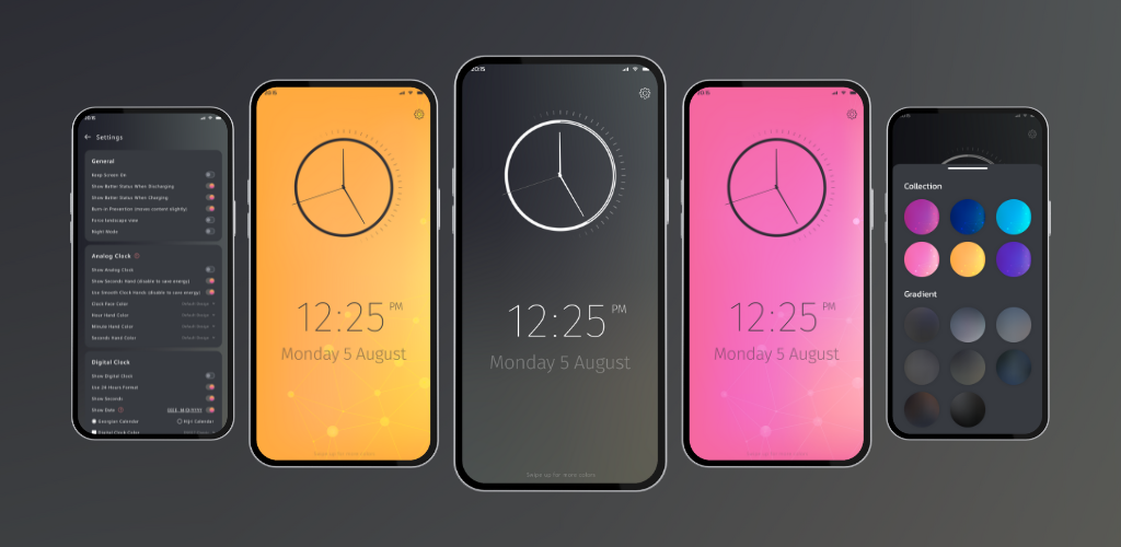 Clockify: Digital & Analog Clock Screensaver App for Fire TV & Tablets ...