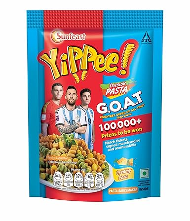 Sunfeast YiPPee! Tricolor Instant Pasta, Creamy Corn, 65g : Amazon.in ...