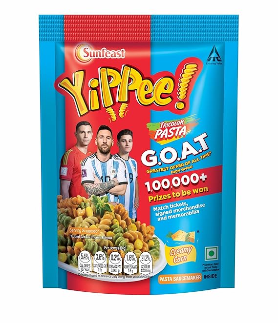 Sunfeast YiPPee! Tricolor Instant Pasta, Creamy Corn, 65g : Amazon.in ...