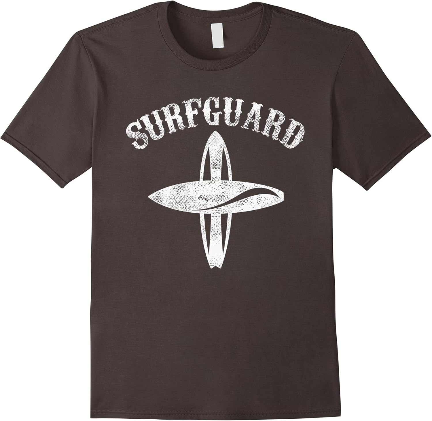 Amazon.com: Surfing Surfguard Vintage T-shirt - Vintage Style white ...
