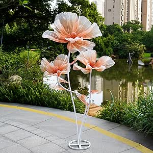 Amazon.com: ZEYEXE Giant Flowers for Decoration,66.9" Tall Floor ...