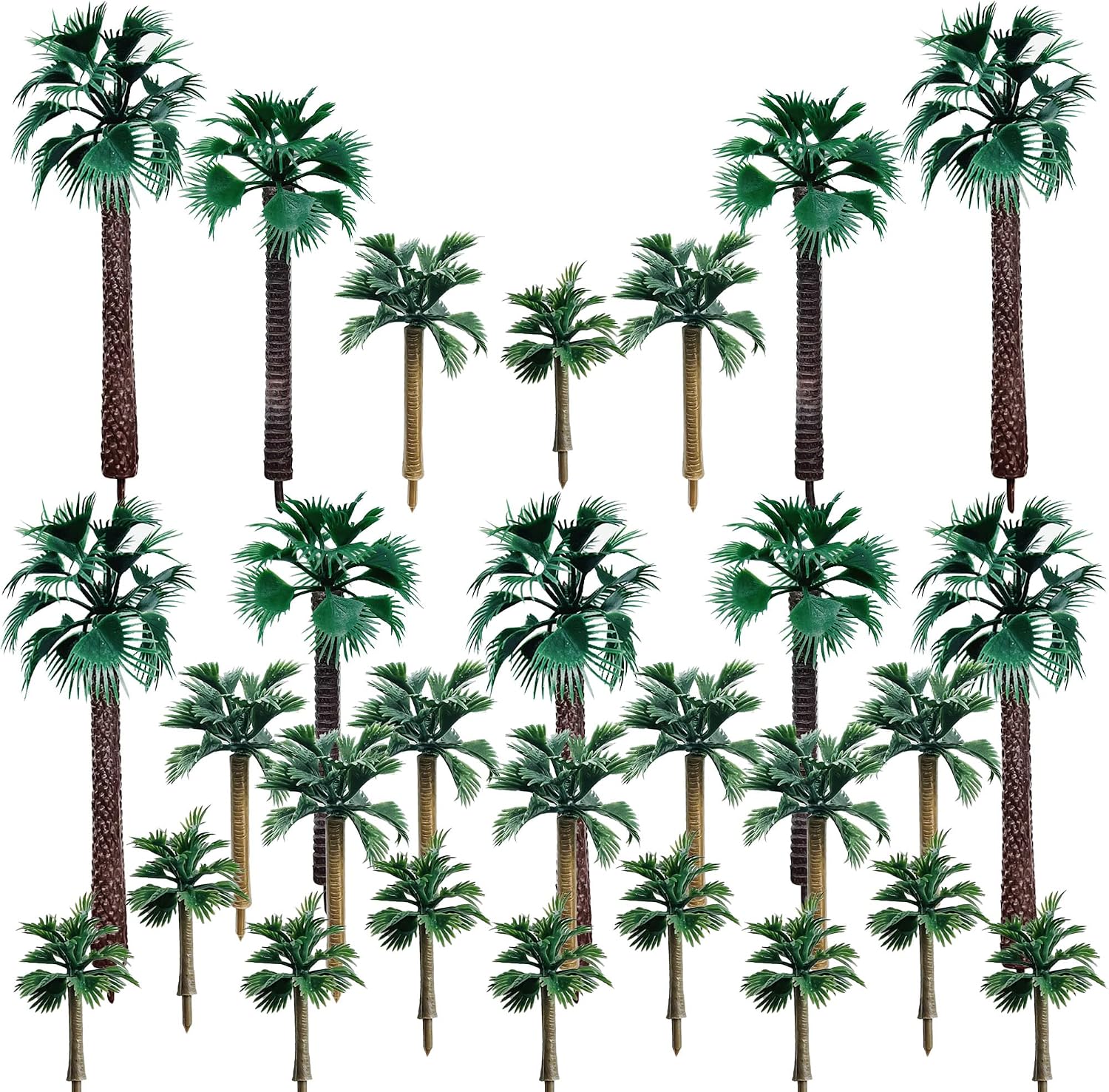 Amazon.com: Woohome Miniature Trees - Mixed Model Trees for Model Train ...