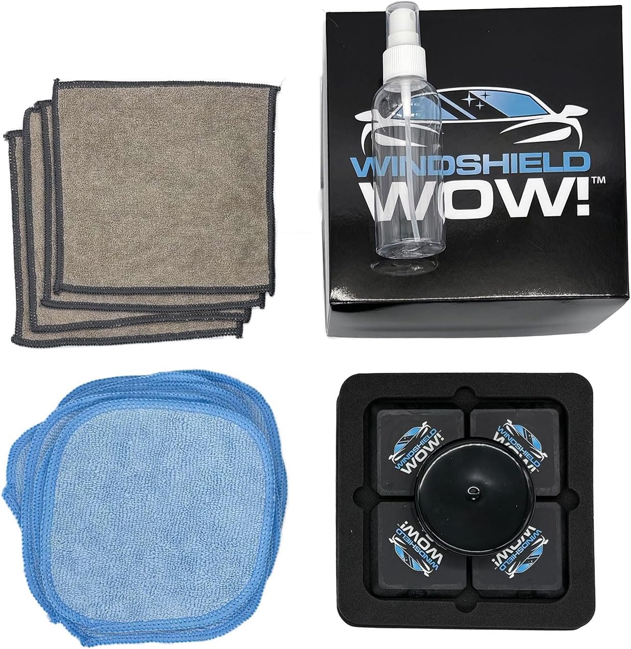 Amazon | ウィンドウシールド ワオ！(WINDSHIELD WOW!) ベーシックセット フロントガラス清掃 リアガラス清掃 強力 ...