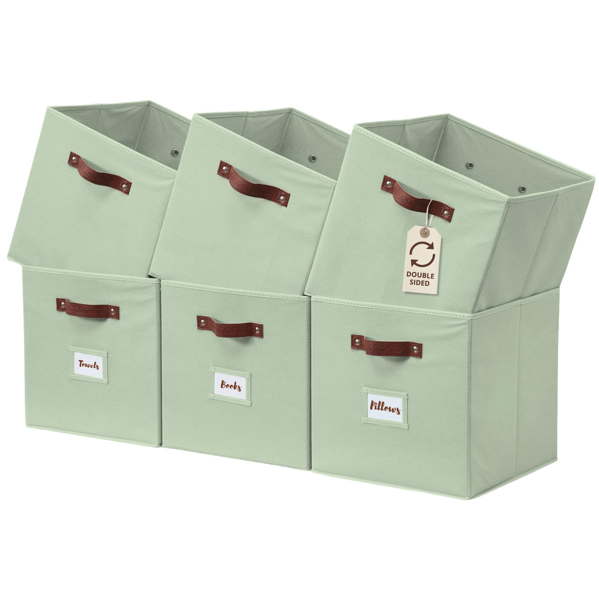 Amazon.com - DECOMOMO Storage Cubes, 13x13x13 Storage Cube Bins with ...