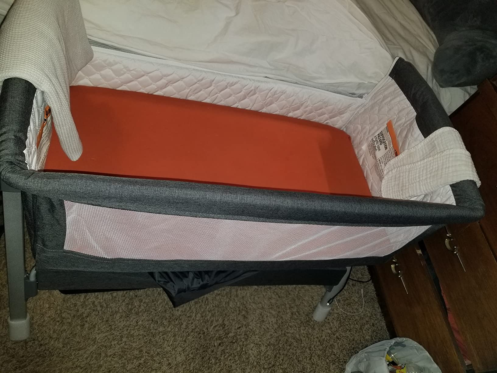 $17/mo - Finance INFANS Baby Bassinet Bedside Crib, Newborn Sleeper w ...