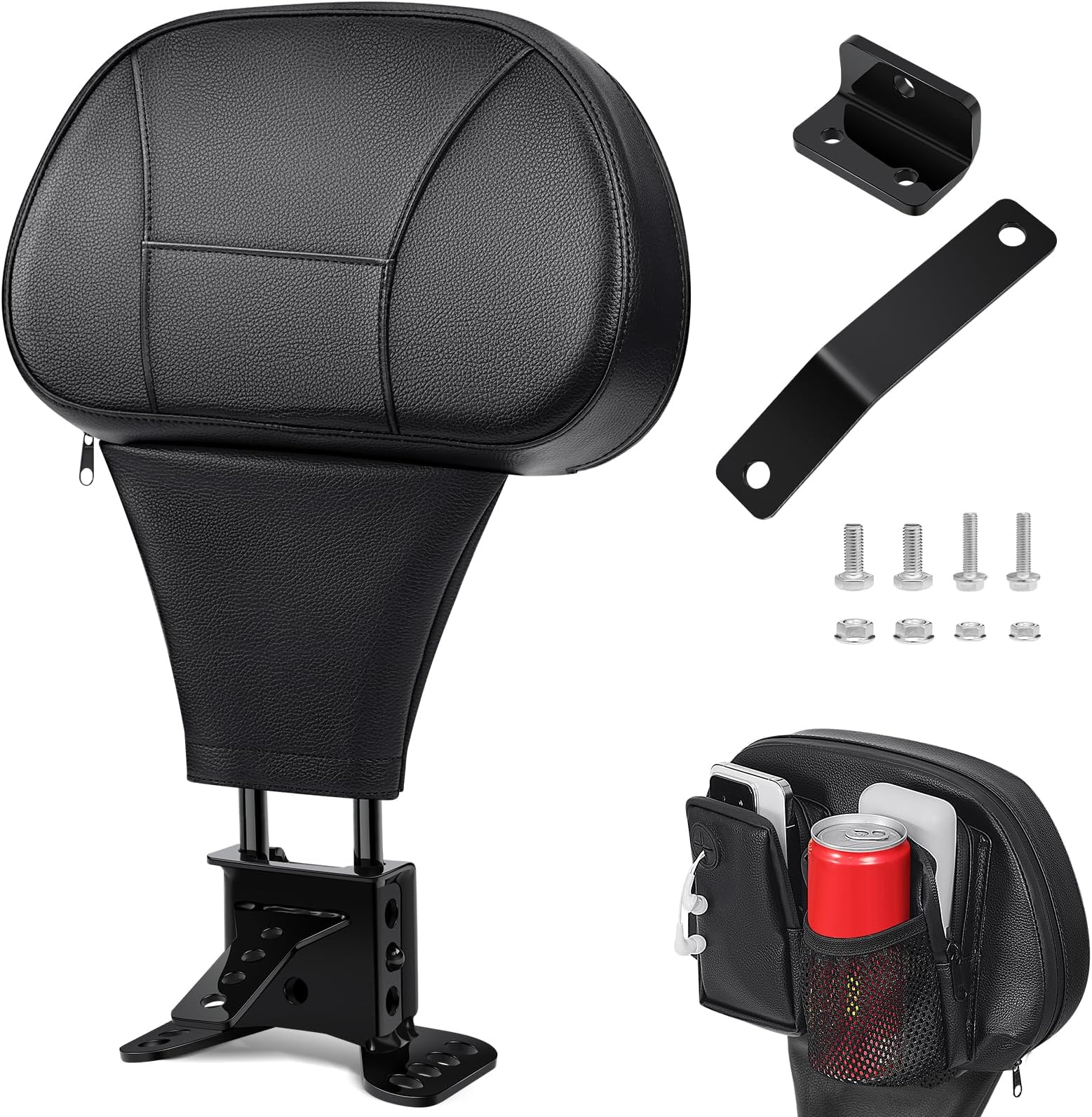 Amazon.com: Benlari Driver Rider Backrest, Adjustable Detachable Plug ...