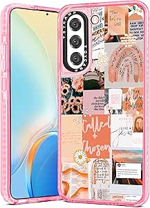 Amazon.com: Toycamp for Samsung Galaxy S21 FE Case 5G for Women, Vintage Collage Art Design ...