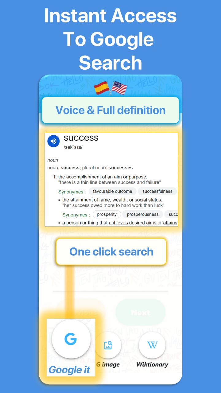 Spanish from English 1001 word - App on Amazon Appstore