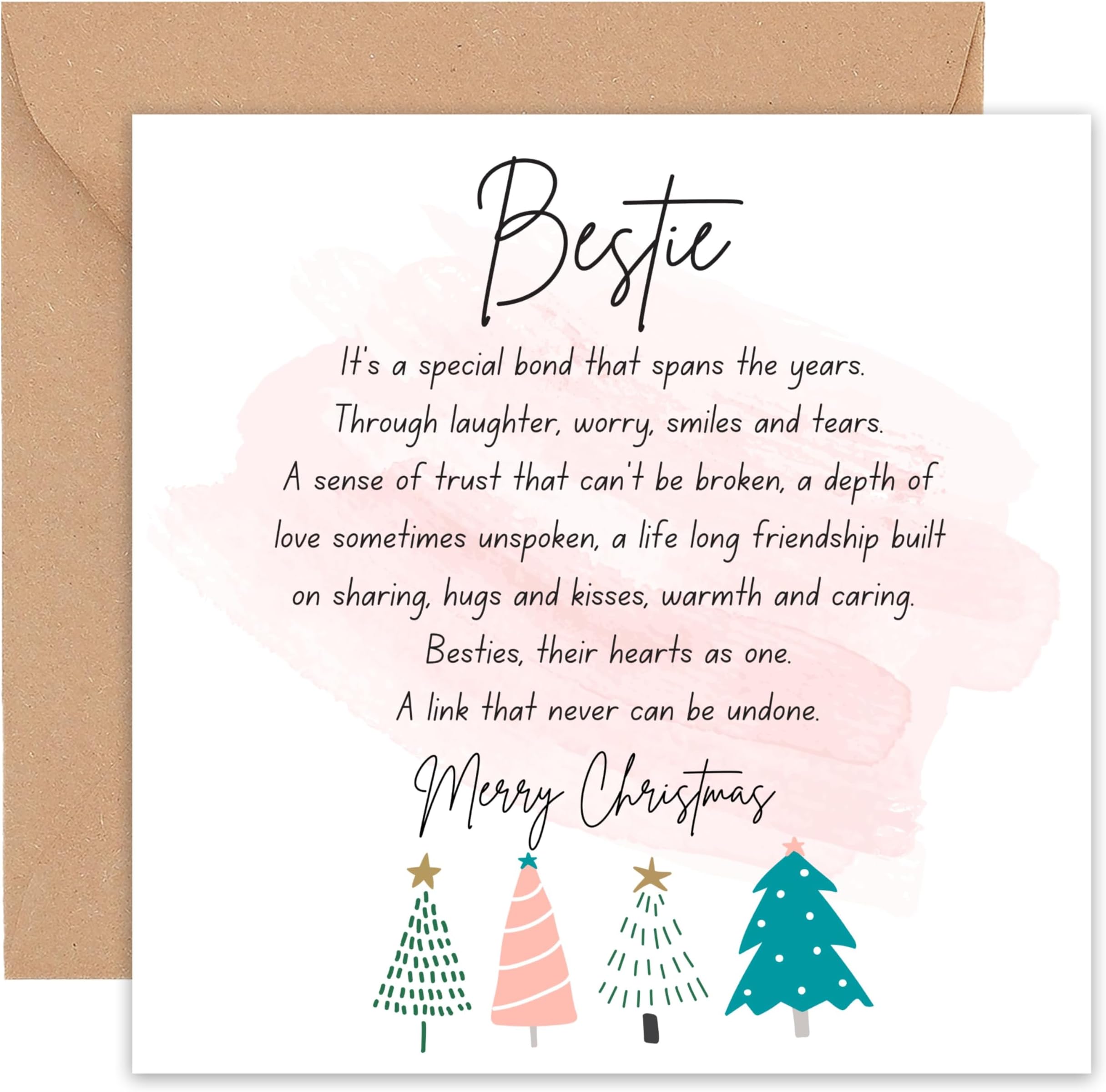 Papa Prints Special Friend Christmas Card Female Best Friend Christmas ...