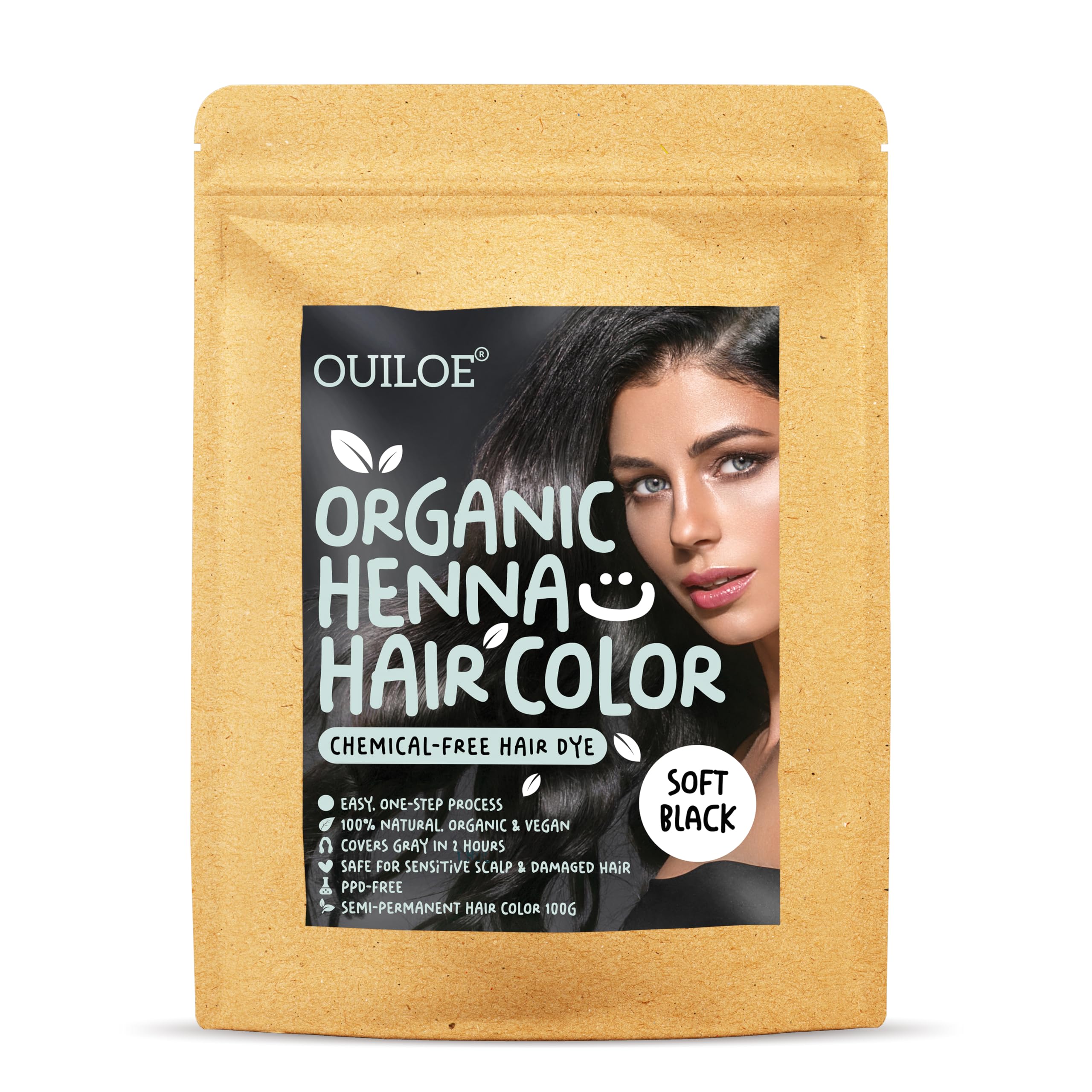 Amazon.com : Black Henna Hair Color Dye - Organic Hair Dye Without ...