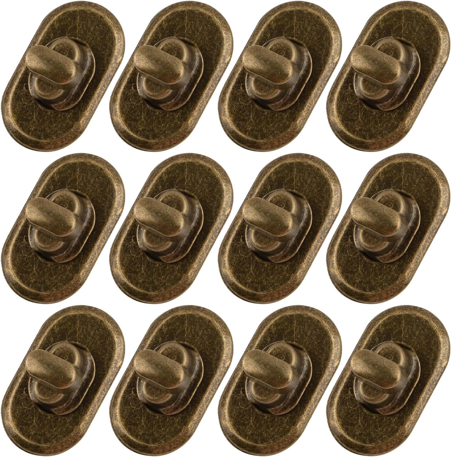 Amazon.com: Framendino, 12 Sets Turn Lock Clasp Metal Bag Purse Closure ...