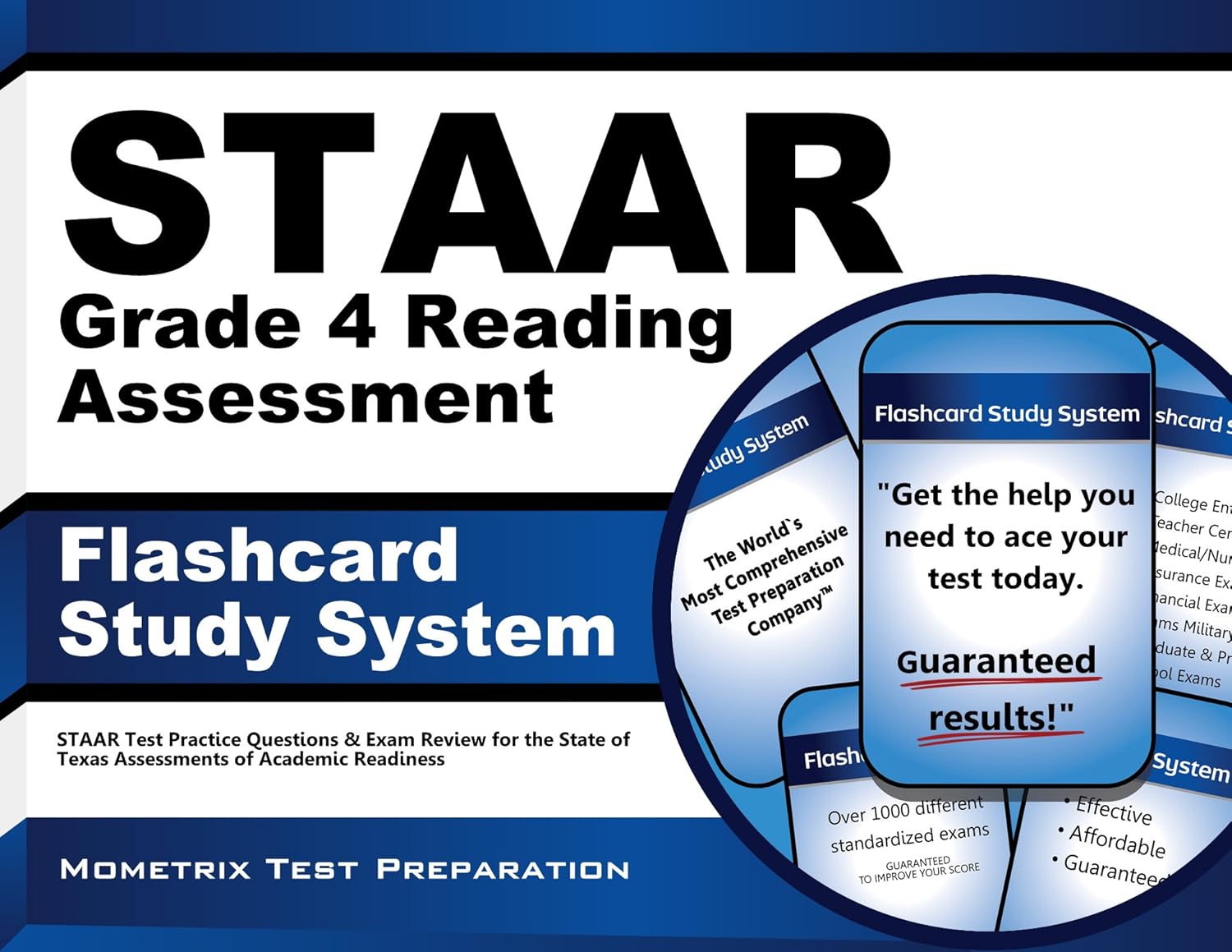 STAAR Grade 4 Reading Assessment Flashcard Study System: STAAR Test ...