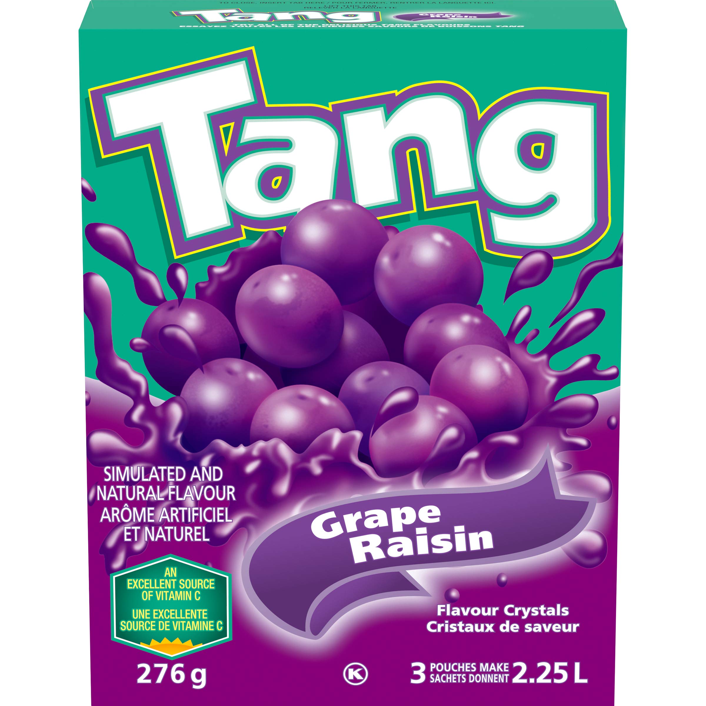 Tang Grape Powdered Drink Mix, 276g : Amazon.ca: Grocery & Gourmet Food