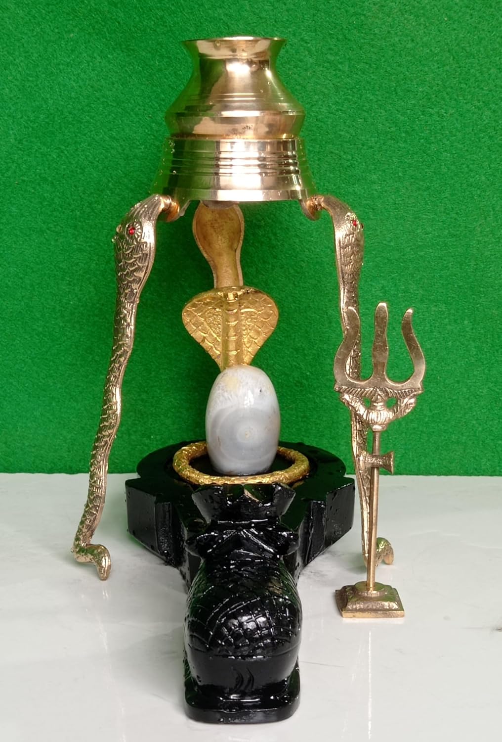 Buy Energized Narmada Stone Bana Lingam. Kailashadhipati Shivling ...