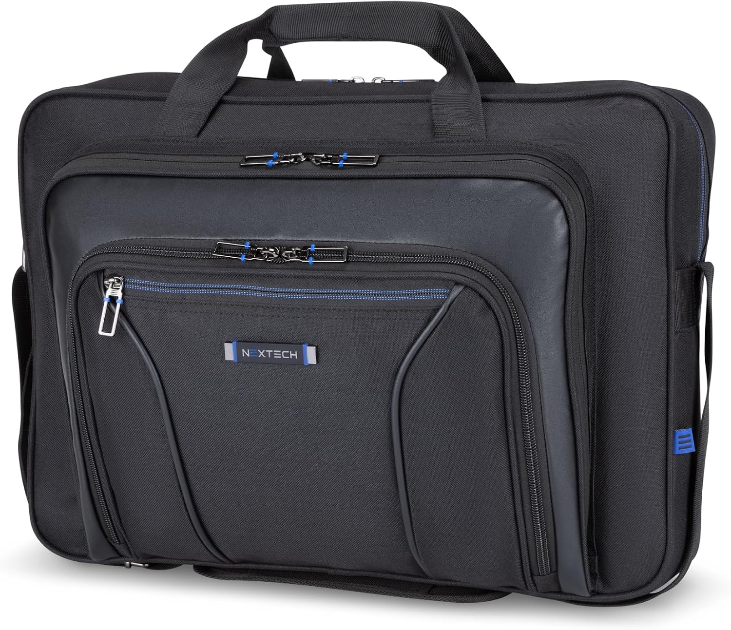 NEXTECH NXT001 Briefcase — 17.3" Laptop Bag with Padded Compartment for ...