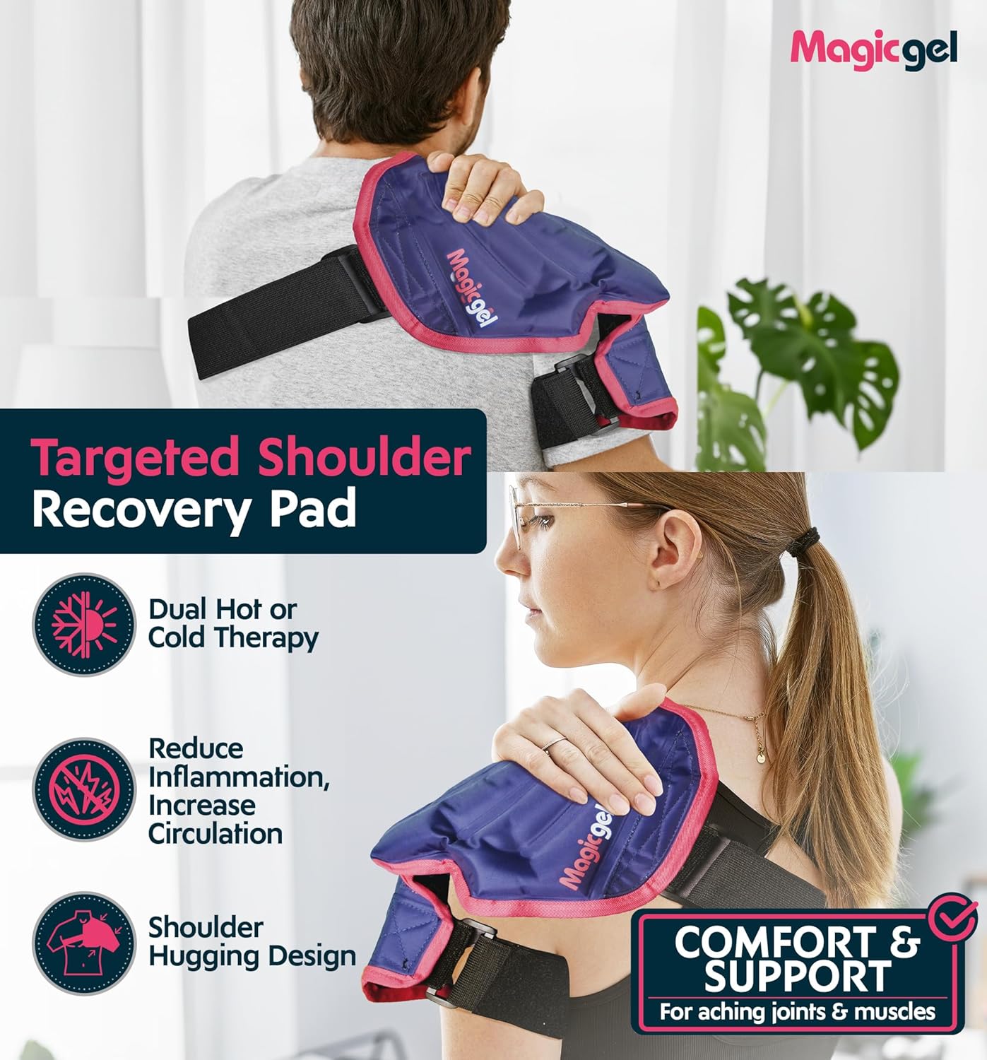 Magic Gel Shoulder Ice Pack - Reusable and Flexible Nepal | Ubuy