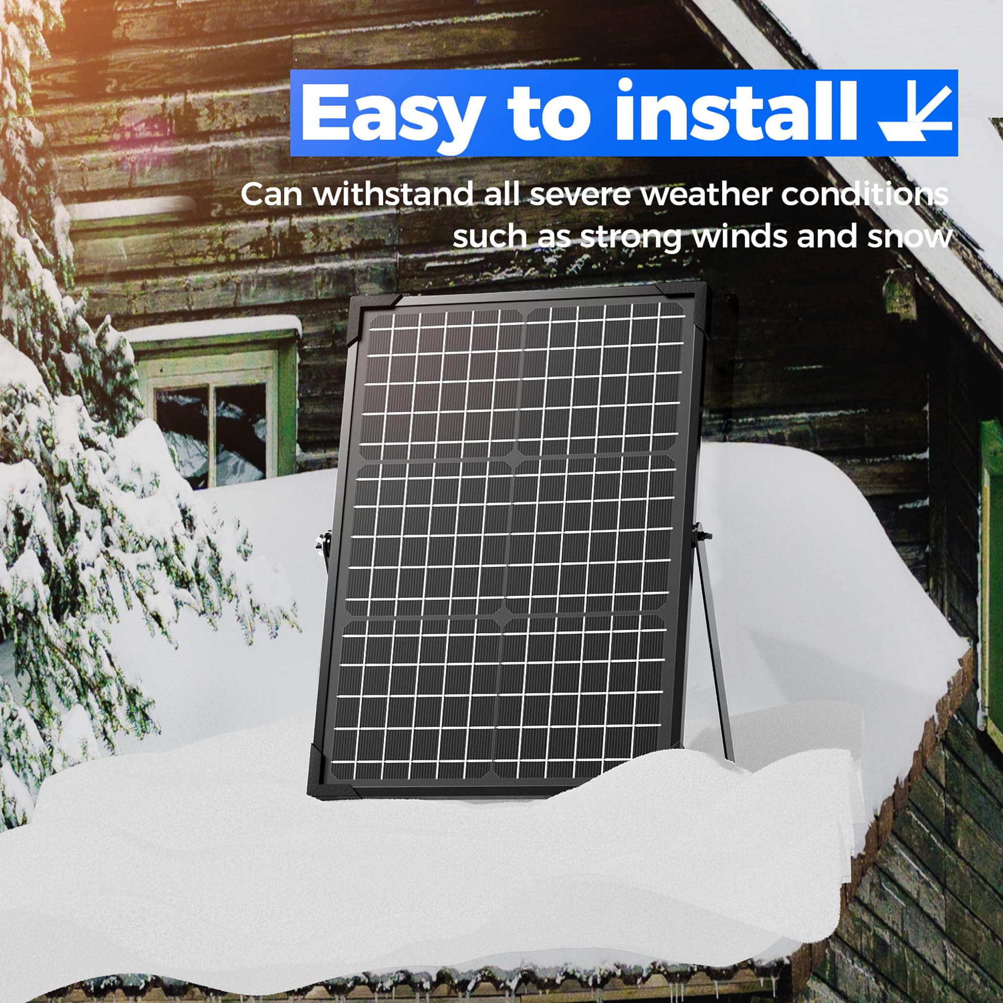 Snapklik.com : POWOXI 30W Solar Panel Kit, 12V Solar Battery Charger ...