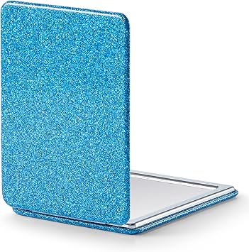 OMIRO Compact Mirror with 1x/3x Magnification, 2-Sided with PU Leather ...