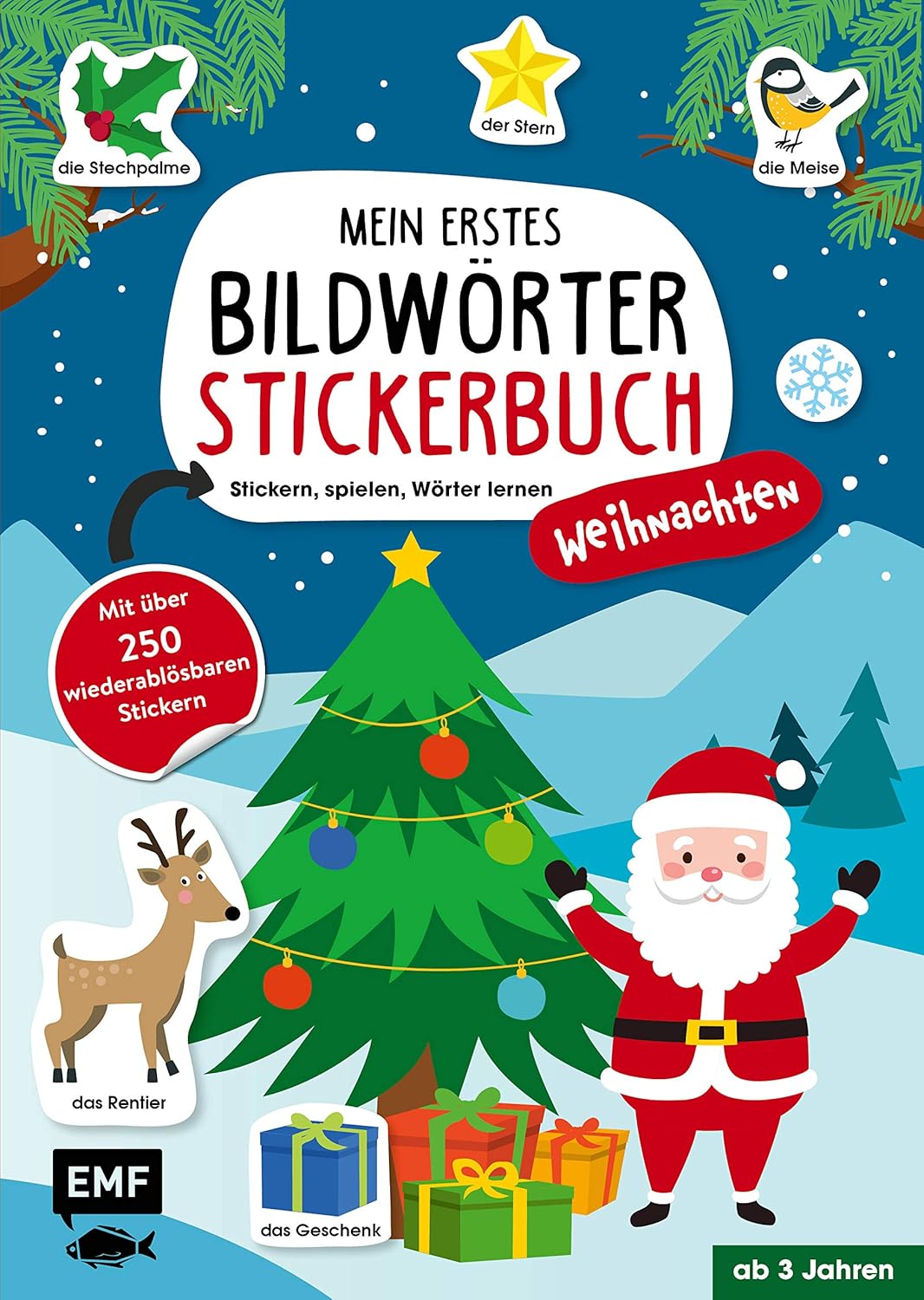 Mein erstes Bildwörter-Stickerbuch – Weihnachten: Stickern, spielen ...