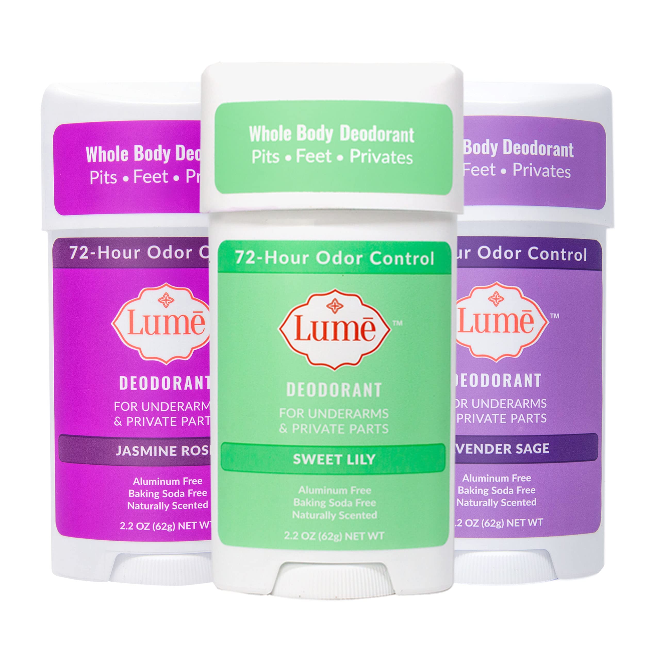 Lume Natural Deodorant Wipes, Flushable Body and Underarm Cleansing ...