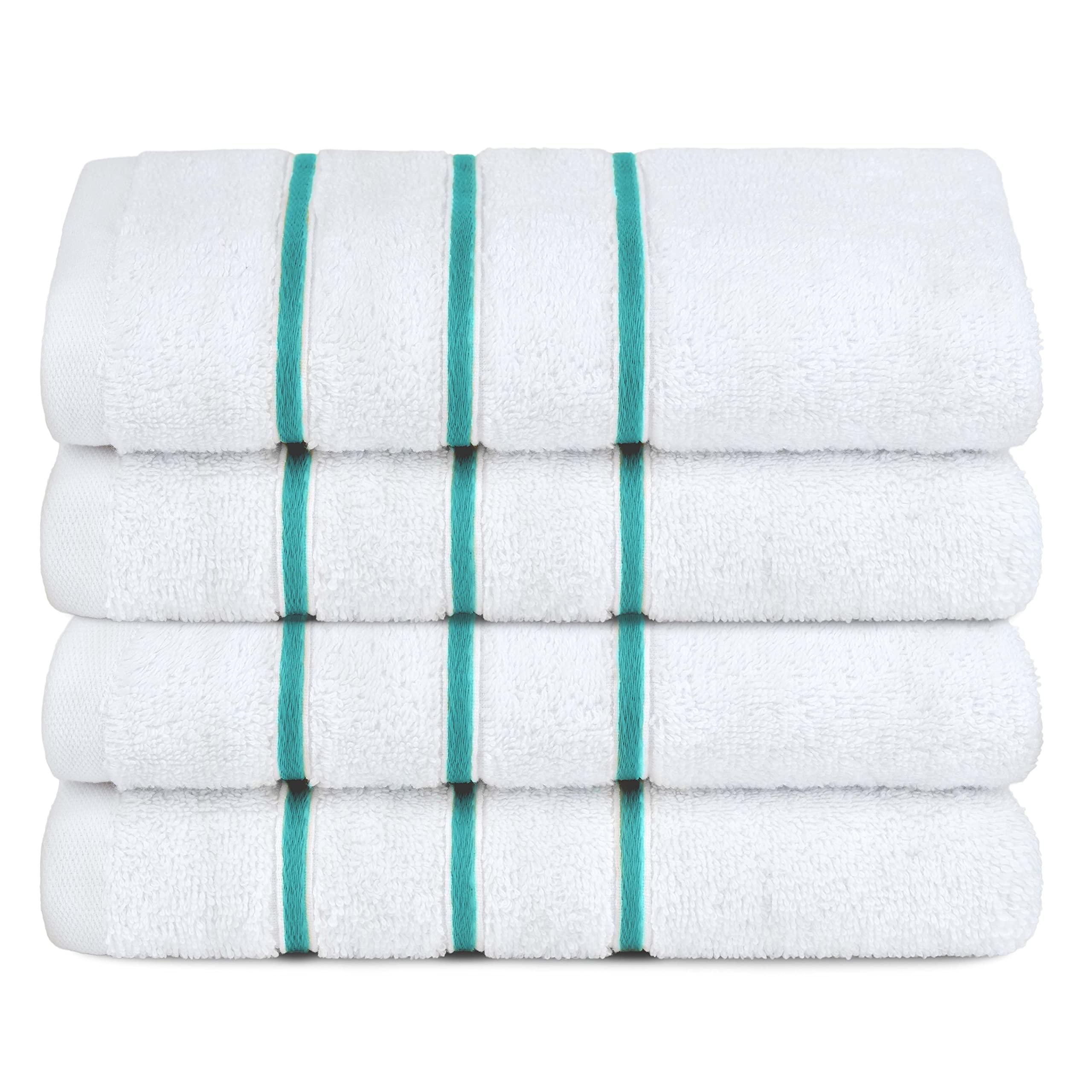 Amazon.com: Dorlion Towels 4 Packed White Hand Towel Set, 100% Turkish ...