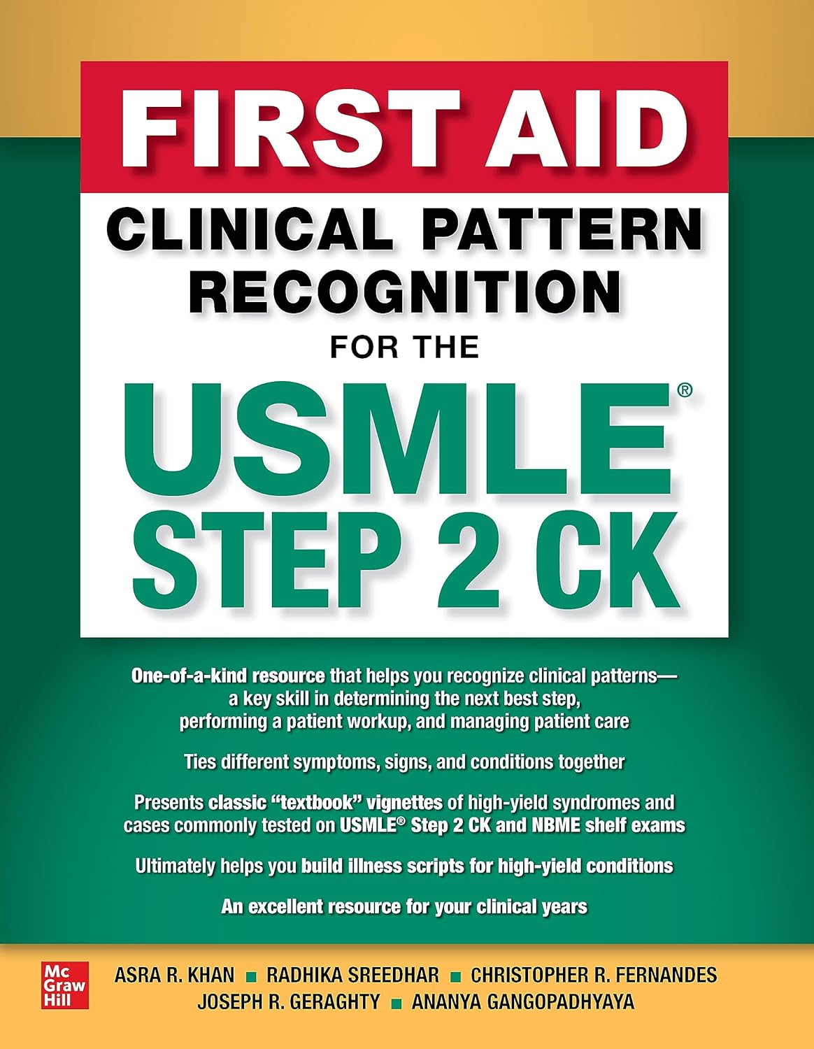Amazon.com: First Aid Clinical Pattern Recognition for the USMLE Step 2 CK eBook : Khan, Asra R ...