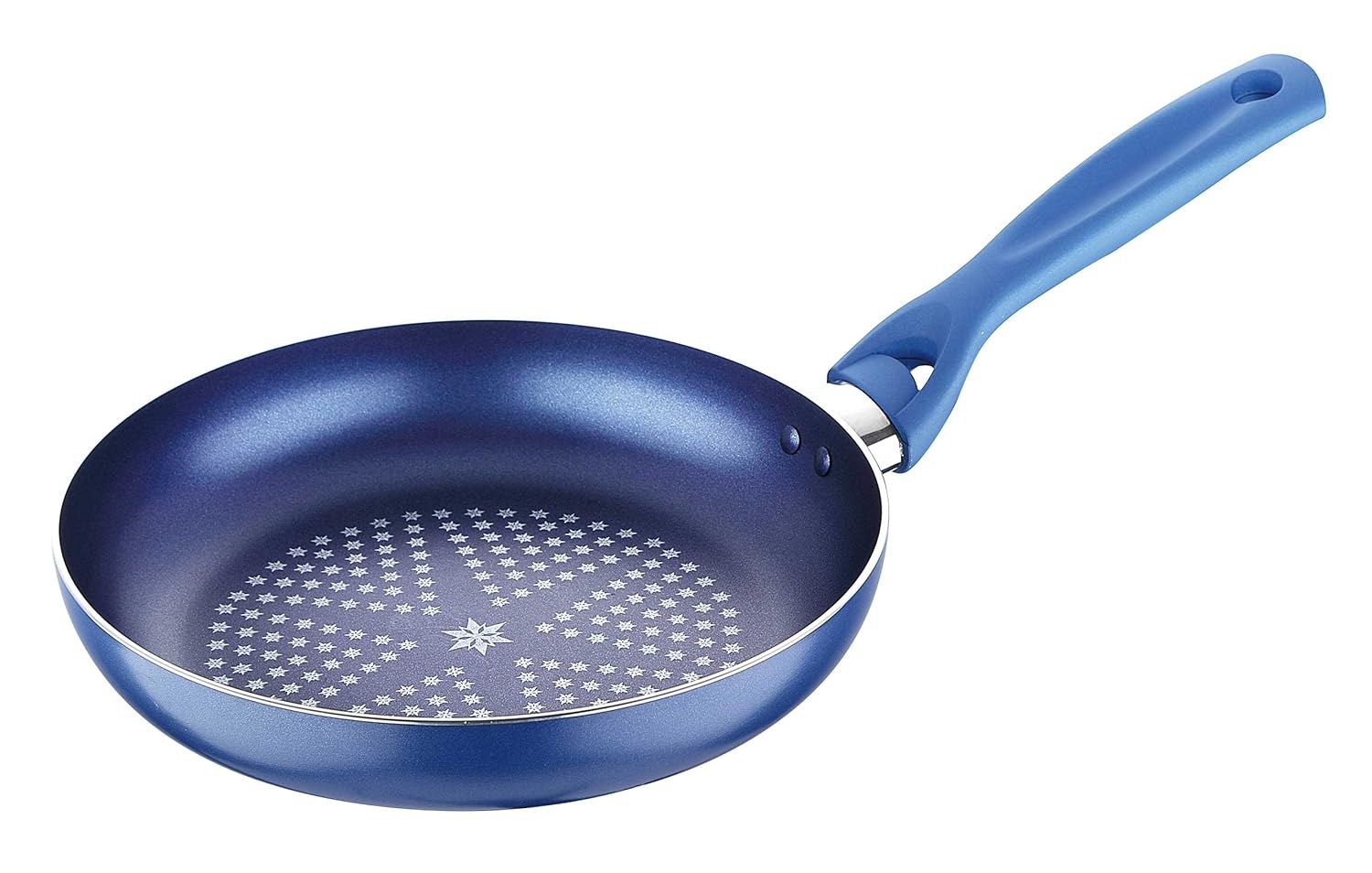 Buy Bergner Aluminium Diamanti Fry Pan, Blue Online at Low Prices in ...