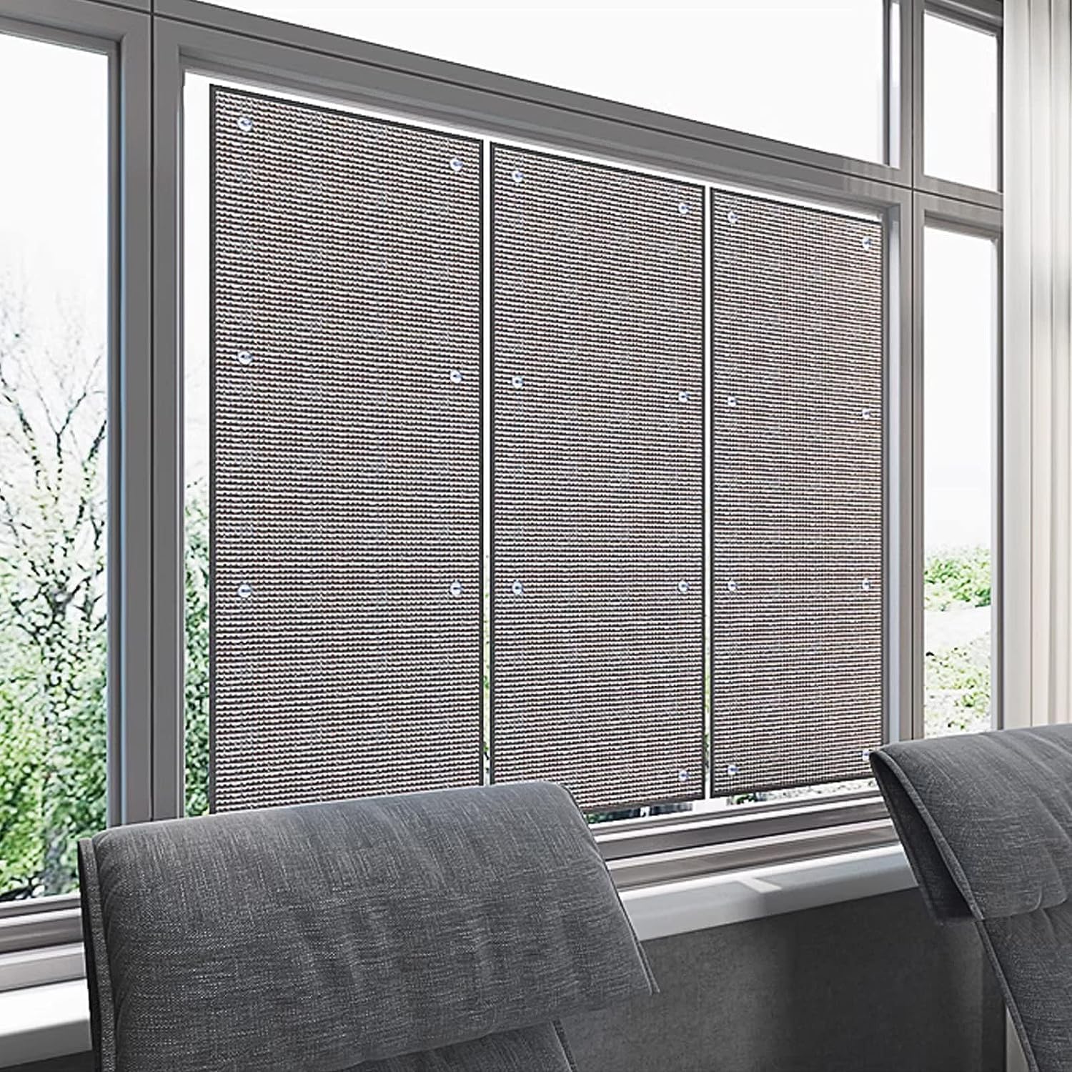 Amazon.com: Sun Protection Privacy Window Film,Heat Blocking Window ...