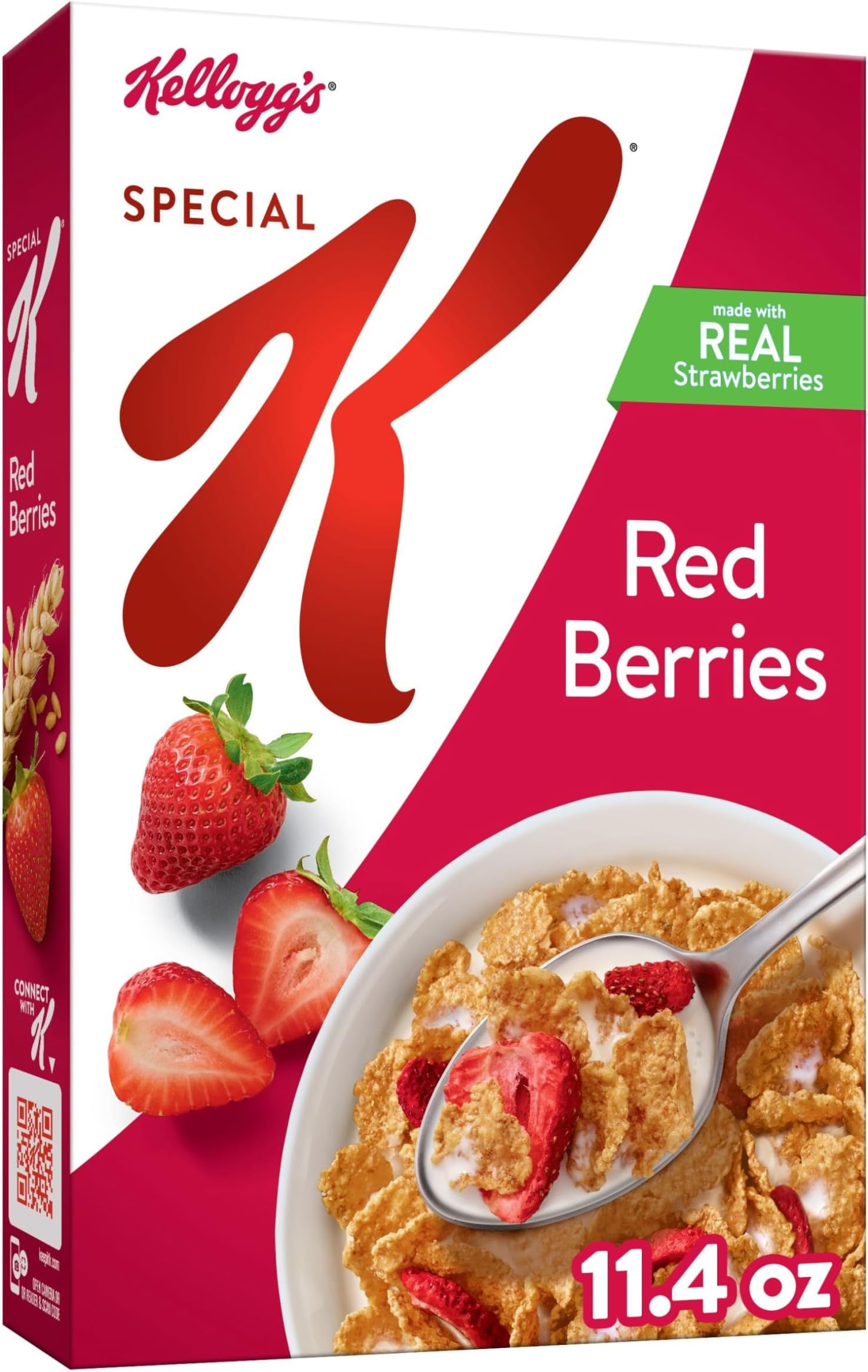 Amazon.com: Kellogg's Special K Breakfast Cereal, Fiber Cereal, Family ...