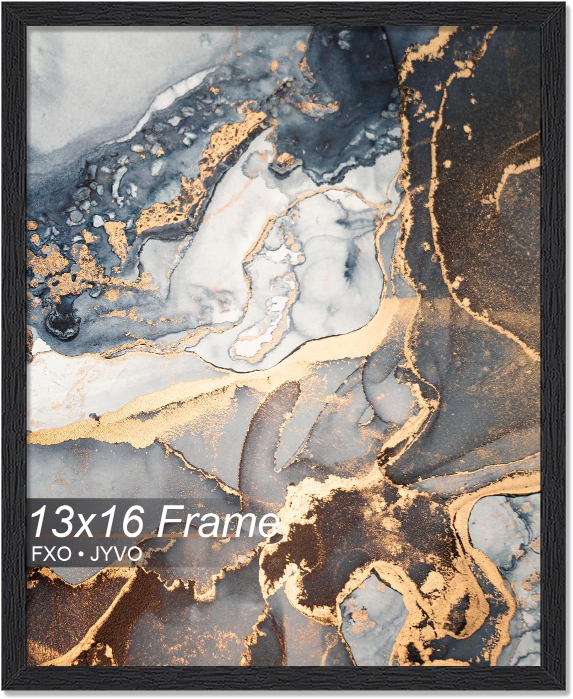 Amazon.com - Fxojyvo Engineered Wood 13x16 Picture Frame, Black Frame ...