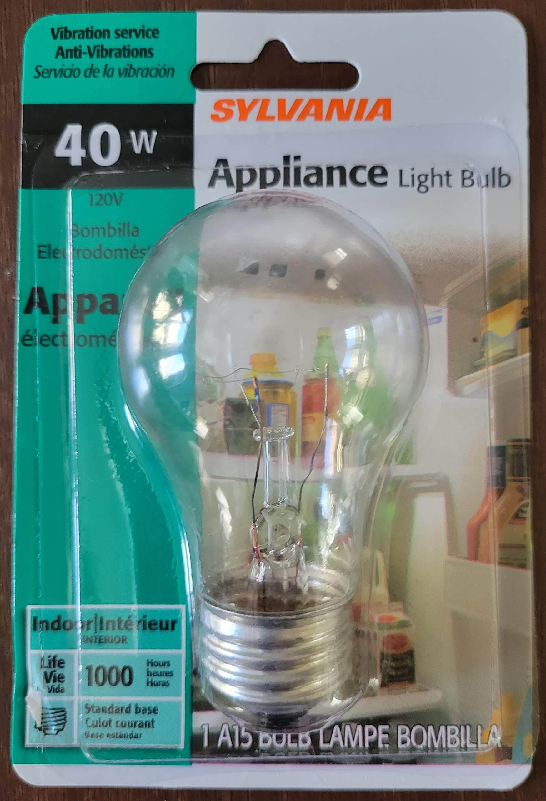 Sylvania 40W Appliance Light Bulb 40Acl/APPL/Bl - Amazon.com