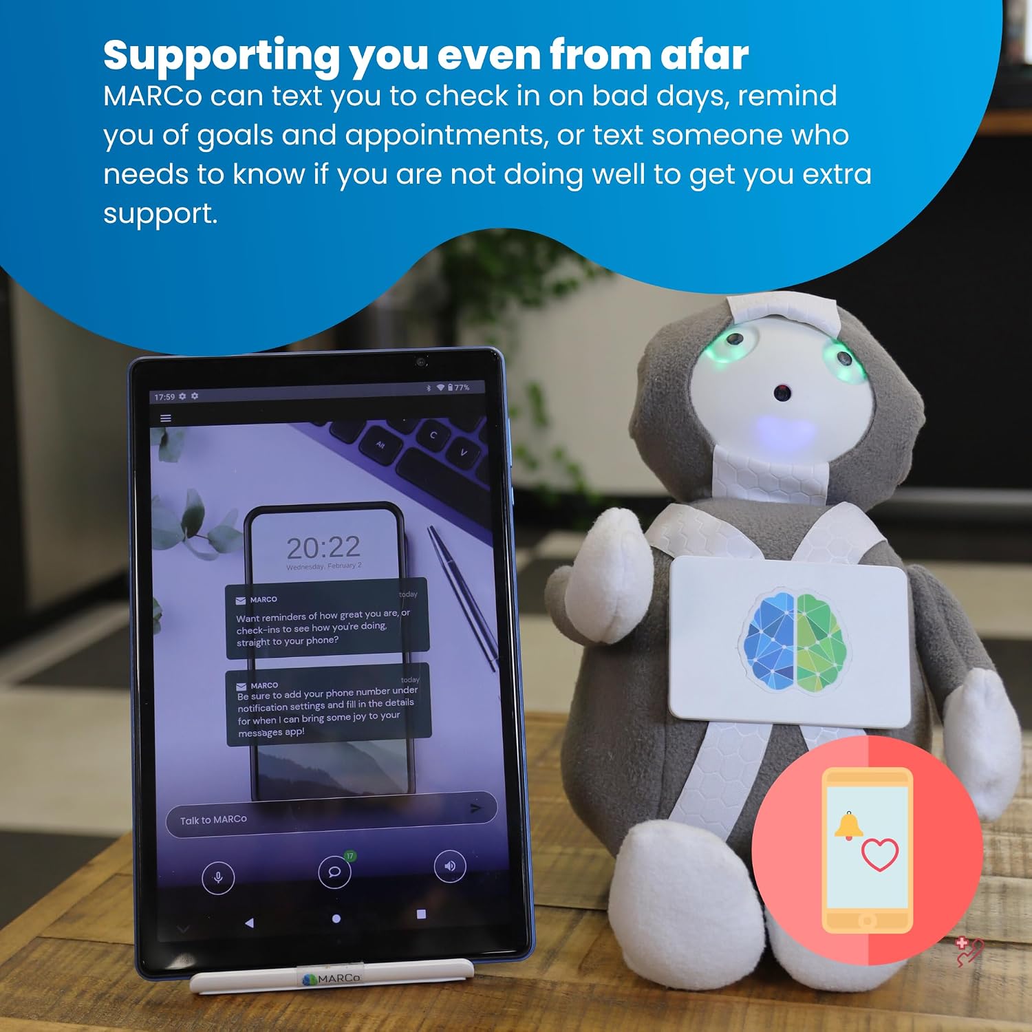 Marco Robot Compañero GPT para la Salud Mental – Yaxa Colombia
