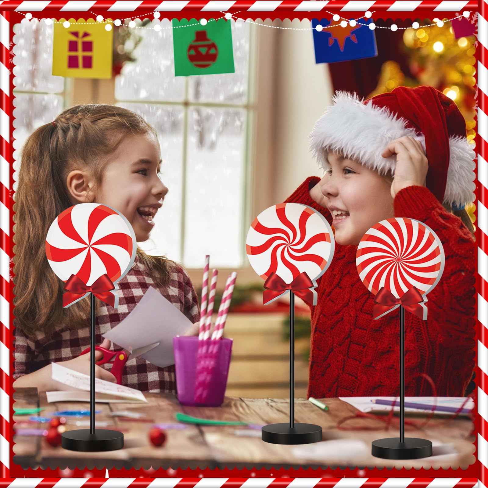 Cubicle Decorating Ideas Candy Cane Blah Blah Blah | Christmas 2024