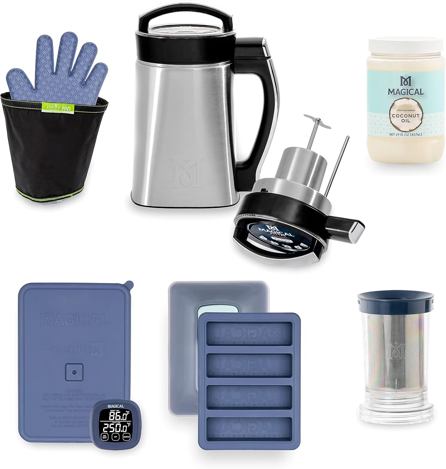 Amazon.com | Magical Butter Filter Press Bundle: Butter Dishes