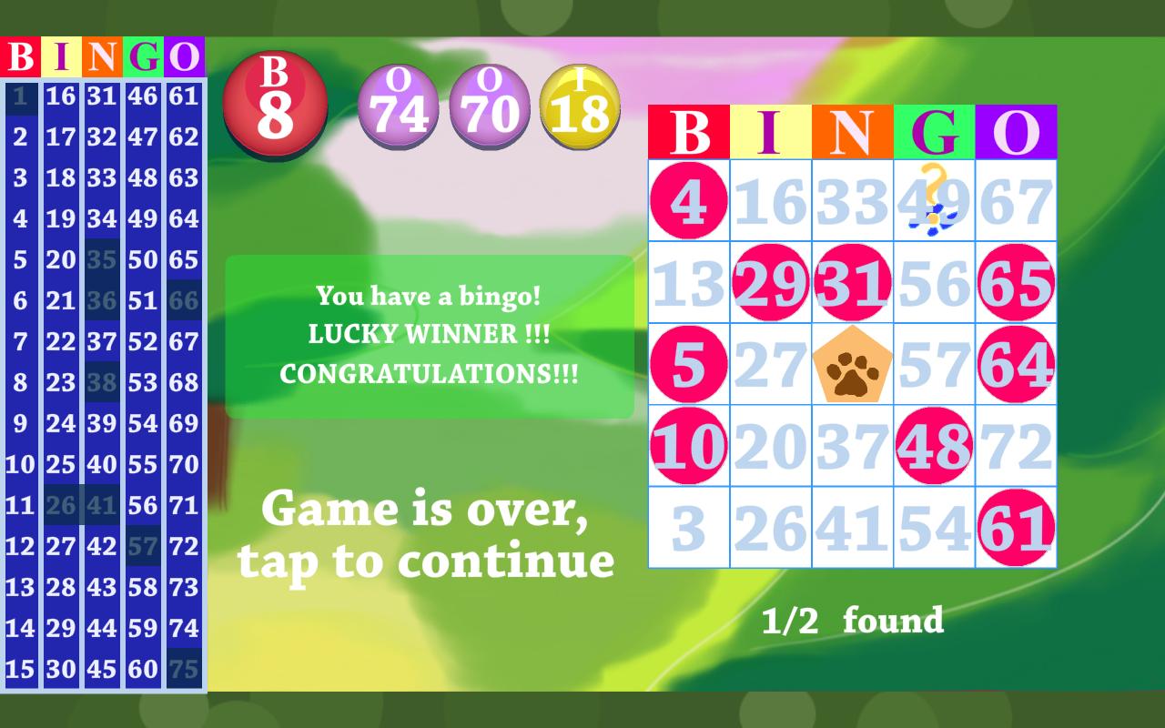 Secret Bingo - App on Amazon Appstore