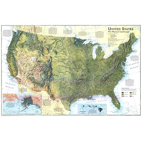 Amazon.com: National Geographic: United States, the Physical Landscape ...