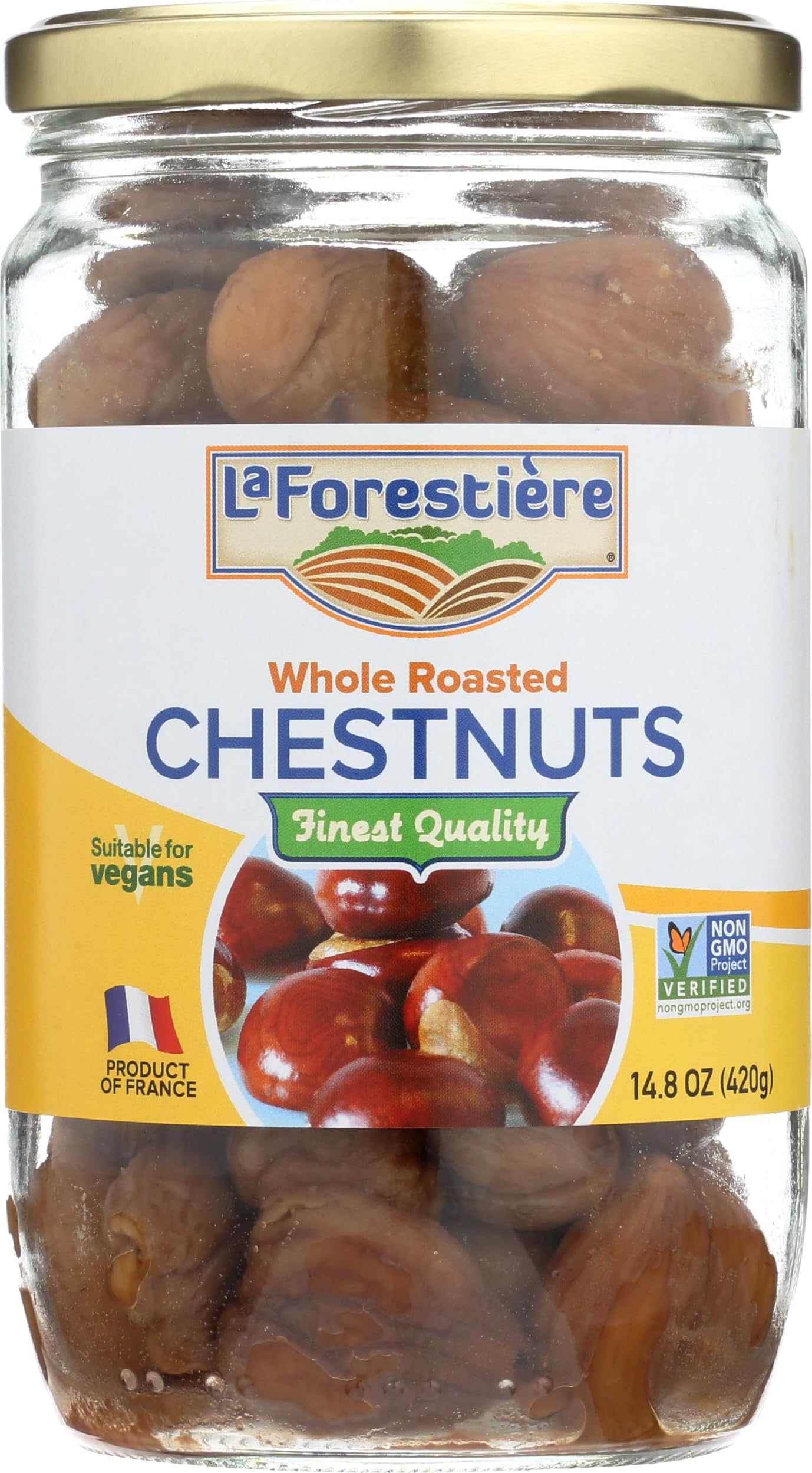 Amazon.com : Concept Fruits Whole Roasted French Chestnuts - Peeled ...