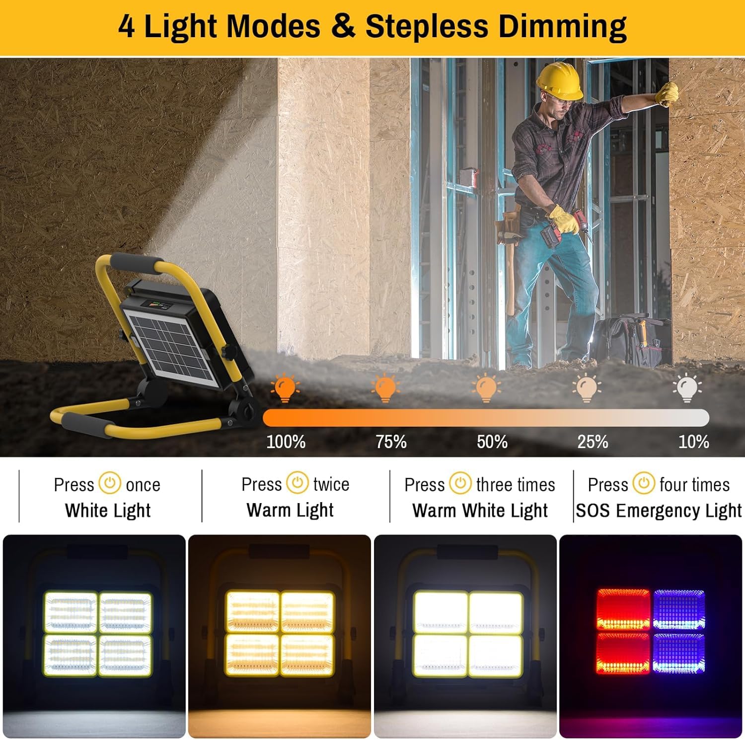 Exterior Portable Rechargeable Lights Elegant LED Column Lamp