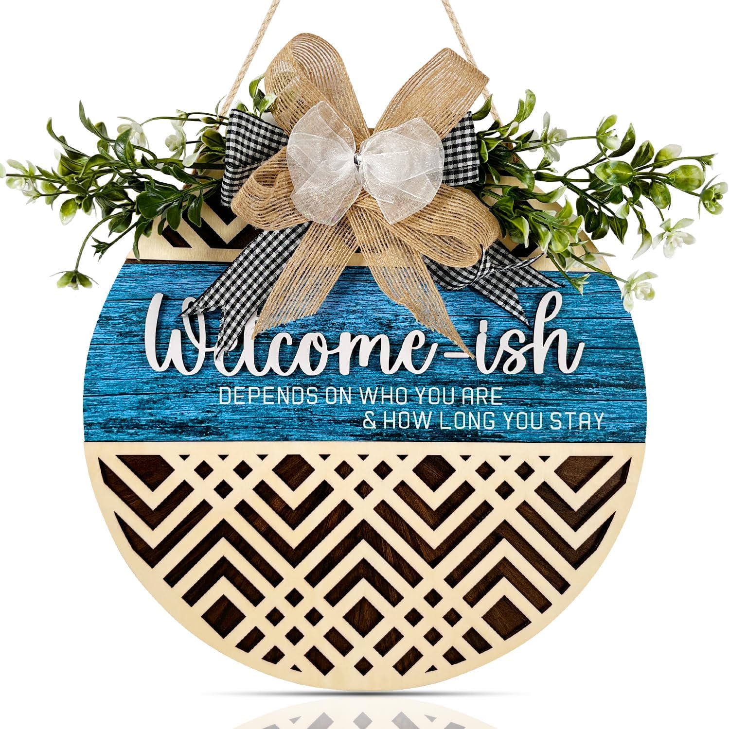 Amazon.com: Office Wood Decor Sign, Hanging Wood Sign Office Décor ...