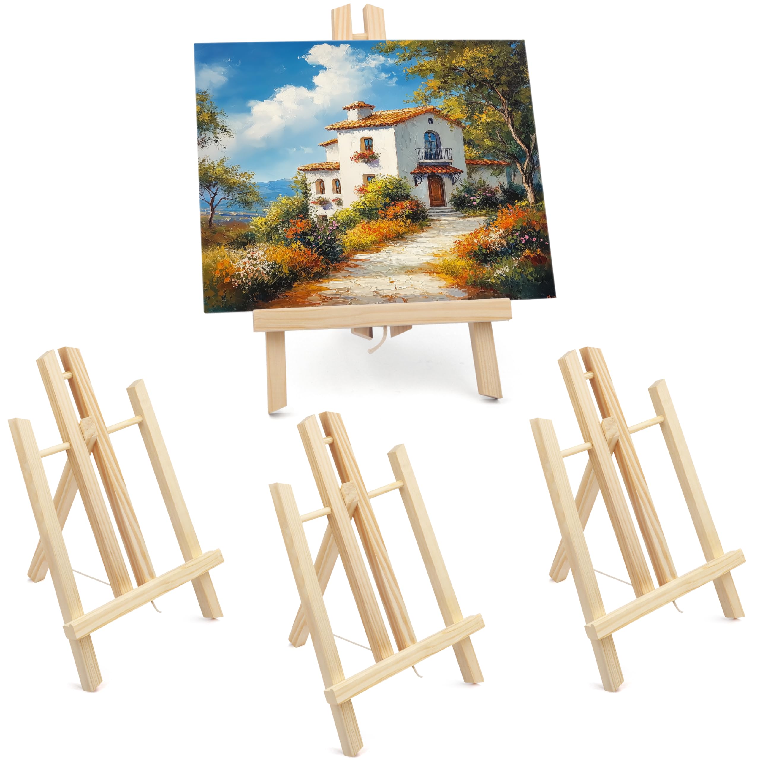 Belle Vous Mini Easel Stands for Painting - Small Table Top Easel Set ...