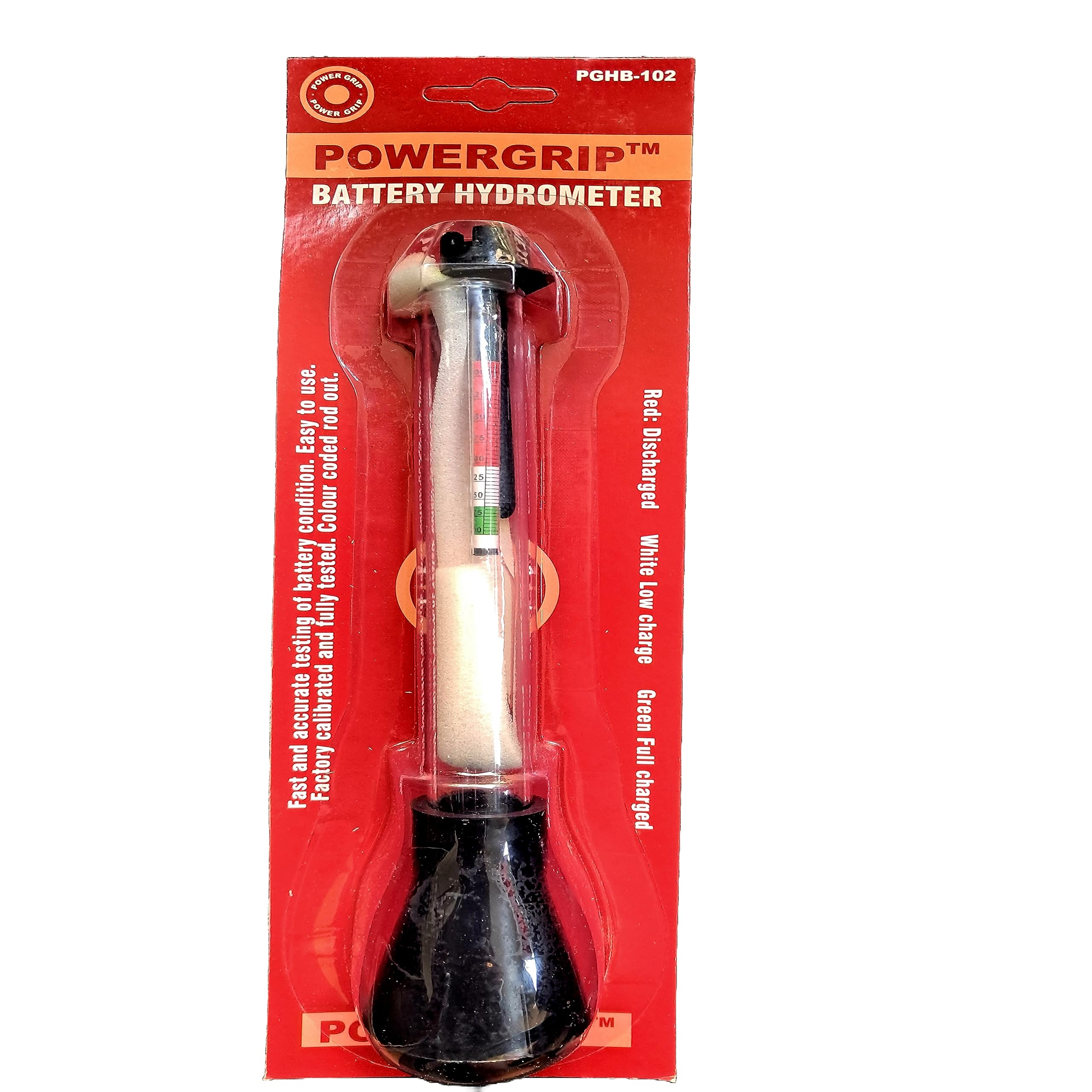 Buy POWERGRIP™ (Unbreakable) Battery Hydrometer Specific Gravity Tester ...