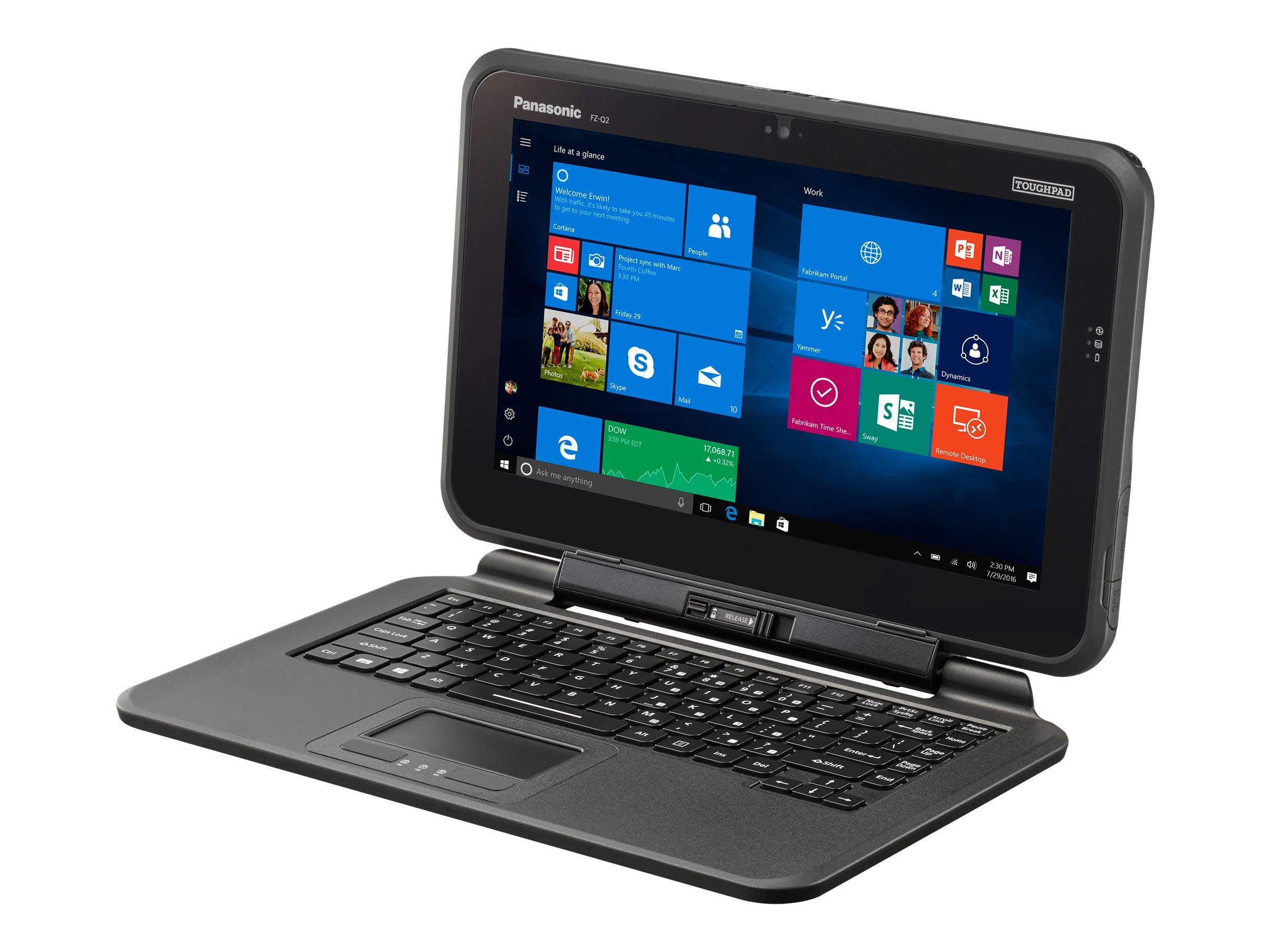 Amazon.com : Panasonic Toughpad FZ-Q2 12.5" Touchscreen Core i5 8GB ...