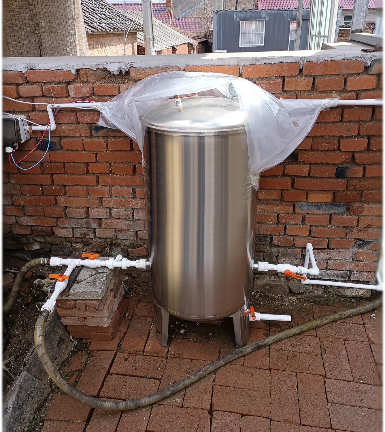 Amazon | 井戸ポンプ用圧力タンク Residential Home Well Water Storage Pressure Tank ...