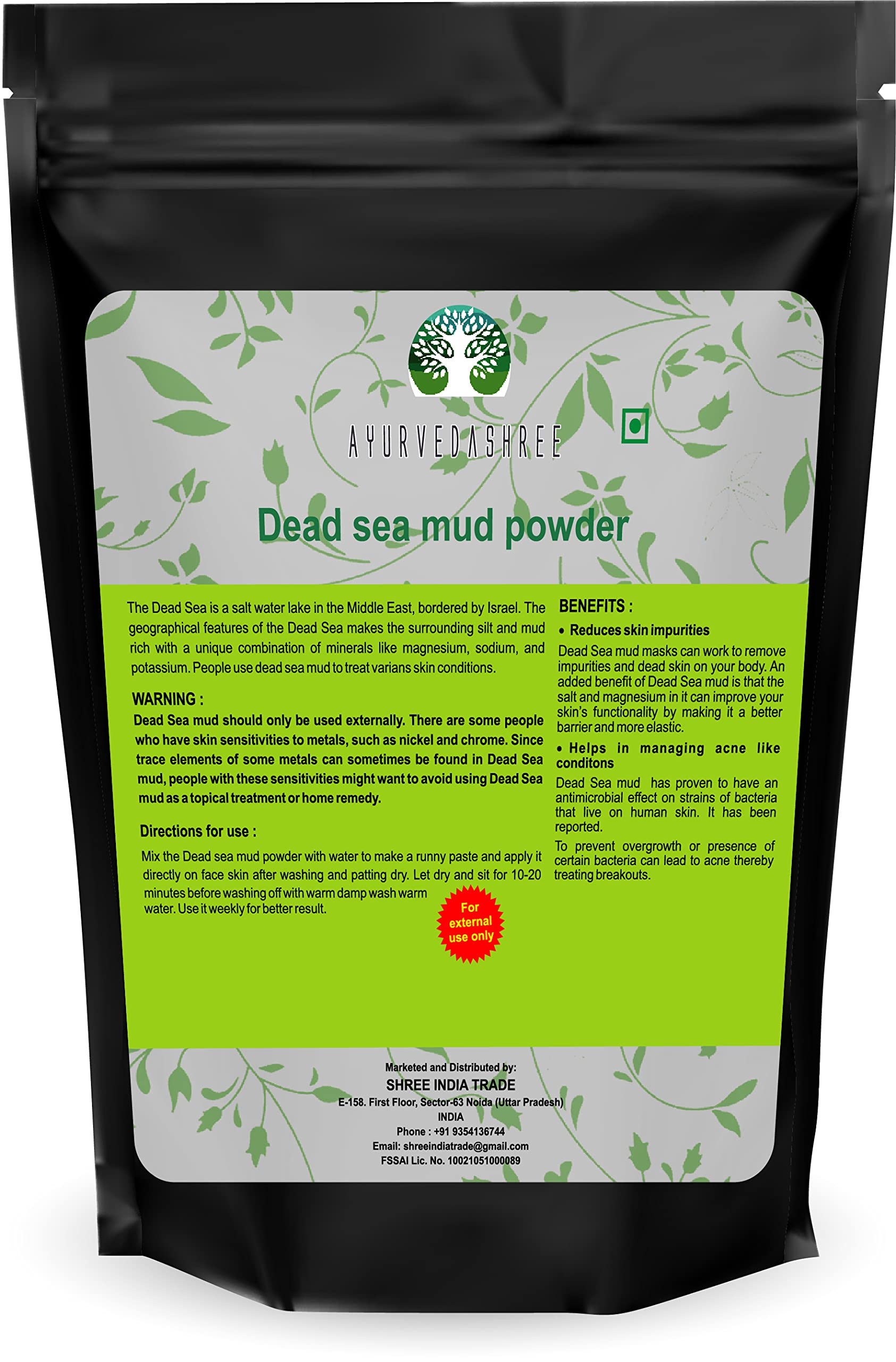 Snapklik.com : Dead Sea Mud 200 Gm Nourishes Exfoliates Softens ...