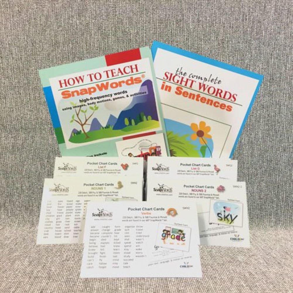 Amazon.com: 301 SnapWords Pocket Chart Cards : Office Products