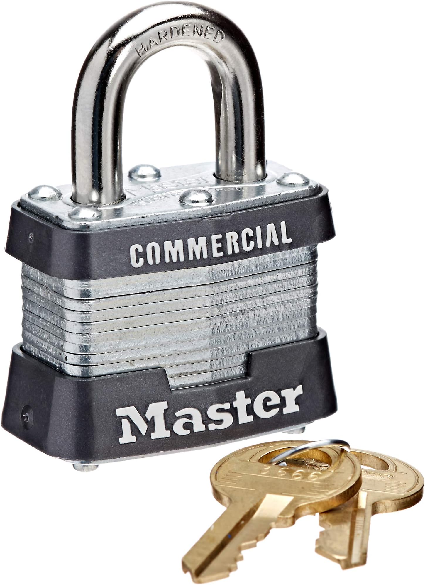 Master Lock 5KA-A112 2" Wide Laminated Steel Padlock - Keyed Alike ...